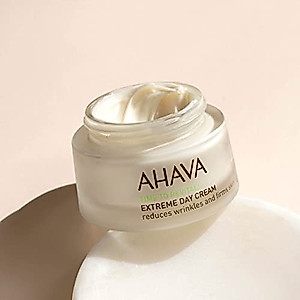 AHAVA Extreme Day Cream - Silky Soft, Reduces Wrinkles, Firms & Strengthens Skin, Enriched with Patented Extreme Complex, Exclusive Dead Sea Osmoter, Peptides, Hyaluronic Acid & Resveratrol 1.7 Fl.Oz