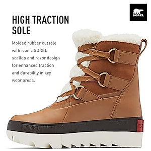 Sorel Women's Joan of Arctic Next Boot Waterproof Boots - Velvet Tan, Chalk - Size 10
