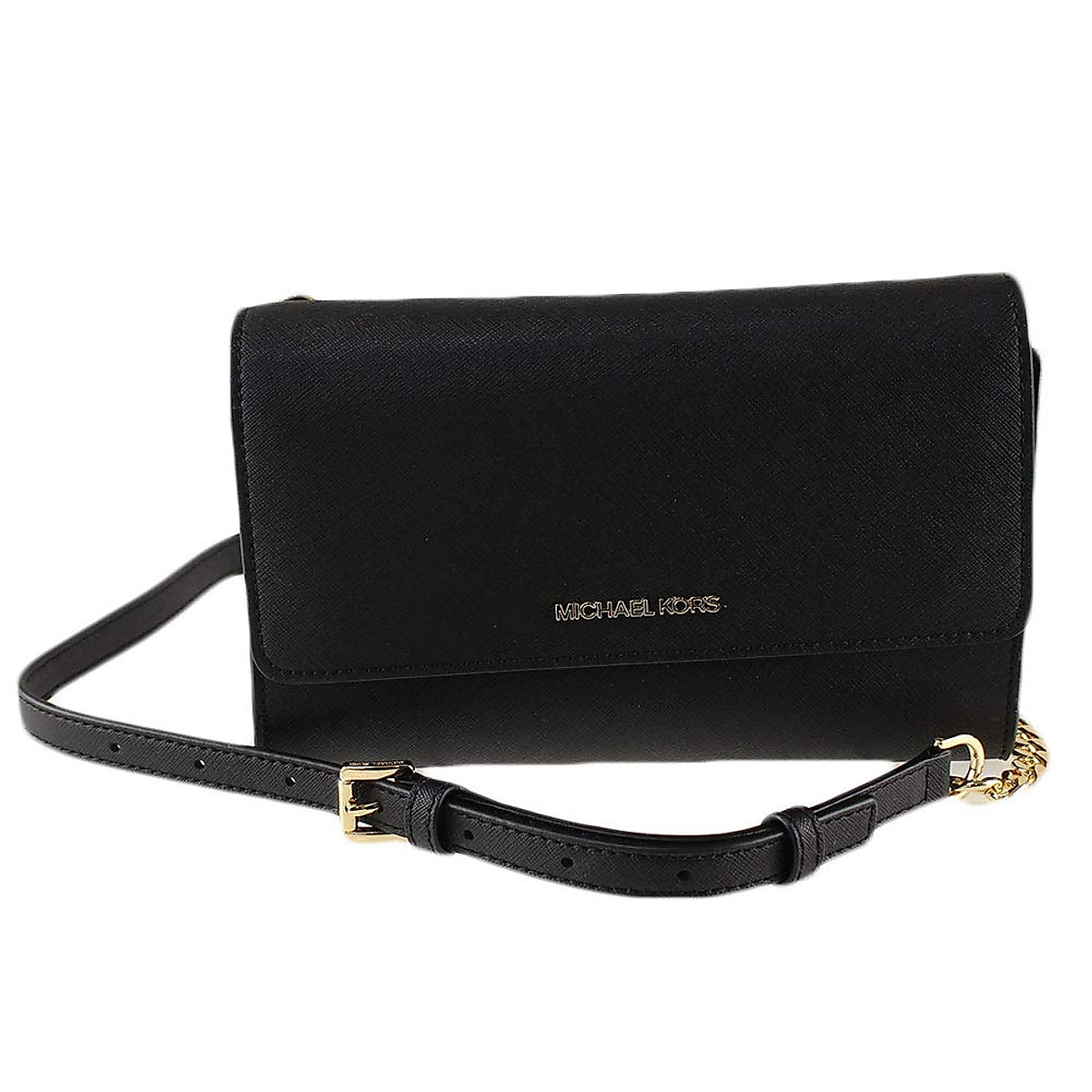 Michael Kors Women's Jet Set Travel - Clutch Crossbody No Size (Black)