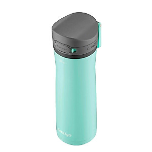 Contigo Jackson Chill Drinks Bottle, Large BPA-Free Stainless Steel Water Bottle, 100% Leakproof, Keeps Drinks Cool for up to 24 Hours; Insulated Bottle for Sports, Cycling, Jogging, Hiking, 590 ml