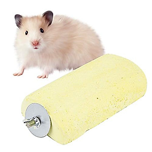 Grinding Teeth Stone Hamster Grinding Stone Chew Toy Squirrel Hamster Calcium Teeth Mouth Molar Grinding Stone Beak Stone Stand Platform