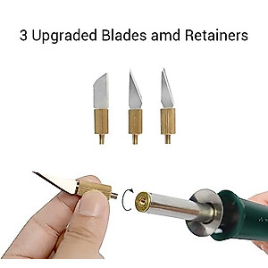 WINONS Plastic Cutter Tool with Upgraded Tips, WHK0007 Multipurpose Stencil Cutter, Easy Use Stencil Cutter for Fun Crafting, Styrofoam and Foam Cutter (Kit of 5)