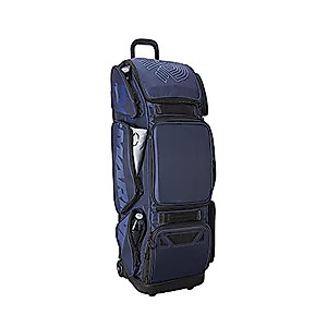 DeMarini Special Ops Front Line Wheeled Bag, Navy, L: 38" W: 13.5" H: 11"