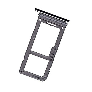 Ubrokeifixit Galaxy S8,S8 Plus Micro SD Card Slot Single Sim Card Tray Holder Replacement for Samsung Galaxy S8 G950/S8+ Plus G955-Black