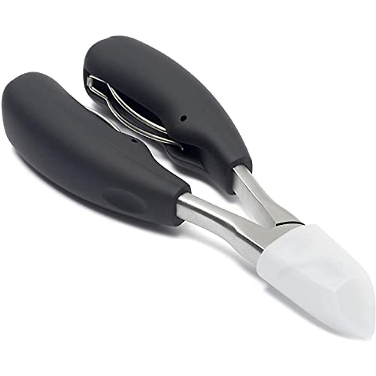 Toe Nail Clippers for Thick Nails – KLIPP Toenail Clippers Ingrown and Cuticle Nipper Trimmer Made of Rustproof Stainless Steel with Short Curved Blades, Ergonomic TPU Grips and Dual Spring Mechanism