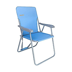 #WEJOY High Back Outdoor Webbed Lawn Concert Beach Folding Chair with Hard Arms Shoulder Strap Pocket for Adults Camping Festival Sand