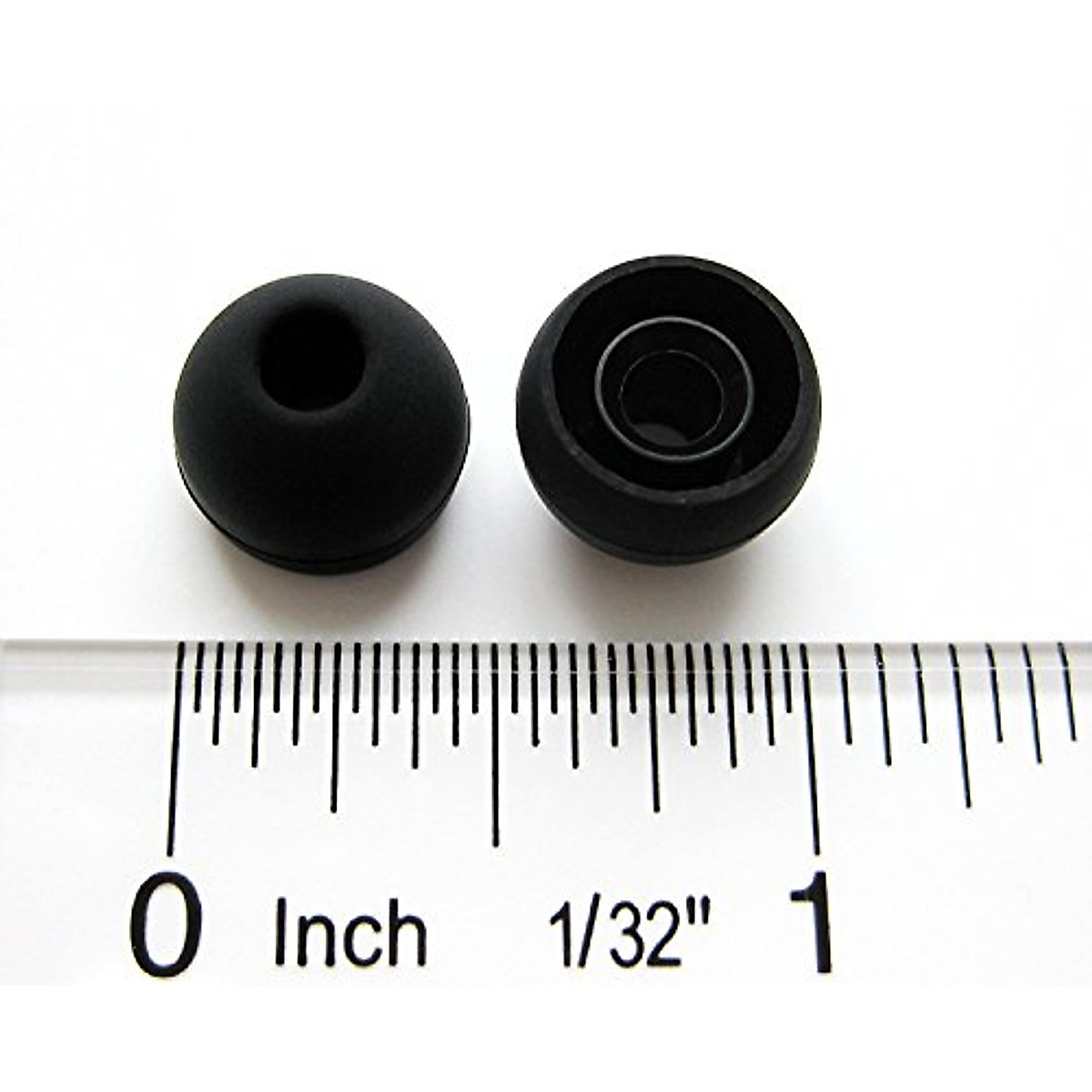 12 Medium Black Eartips Earbuds for Monster Beats Dr. Dre Tour, urBeats and Powerbeats