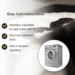 TURKUAZ LABEL 8 Ball Rug - 32 inch White & Black Hypebeast Rug - Cool Rugs and Aesthetic Rugs for Bedroom & Living Room - Y2K Rug for Y2K Room Decor