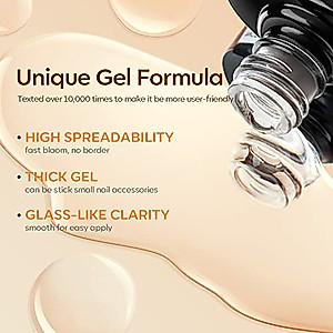 modelones Blooming Gel Nail Polish, 15ml Clear Marble Nail Design Kit U V LED Soak Off Nail Art Accessories for Spreading Effects, Marble, Floral Print, Watercolor Nail Art Design