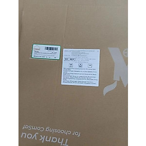 ComSaf Airtight Glass Storage Canister with Bamboo Lid (22oz/37oz/50oz) Set of 6, Clear Food Storage Container Kitchen Pantry Storage Jar for Flour Cereal Sugar Tea Coffee Beans Snacks, Square