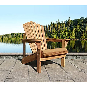 northbeam Riverside Adirondack Chair, Western Red Cedar, Natural