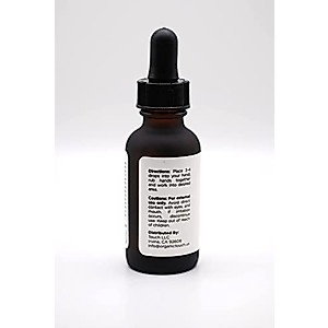 Transform Your Beard Organically Today With Our Luxury Vegan Cold Brew Beard Oil For Full and Soft Facial Hair | Promotes Facial Hair Growth | By Organic Touch Beauty | Includes Actual Coffee Beans Smells Great | Apricot Kernel Oil, Argan Oil, Coffee And