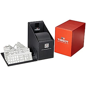 Tissot Mens Tradition Automatic Small Second 316L Stainless Steel case with Rose Gold PVD Coating Automatic Watch, Brown, Leather, 20 (T0634283606800)