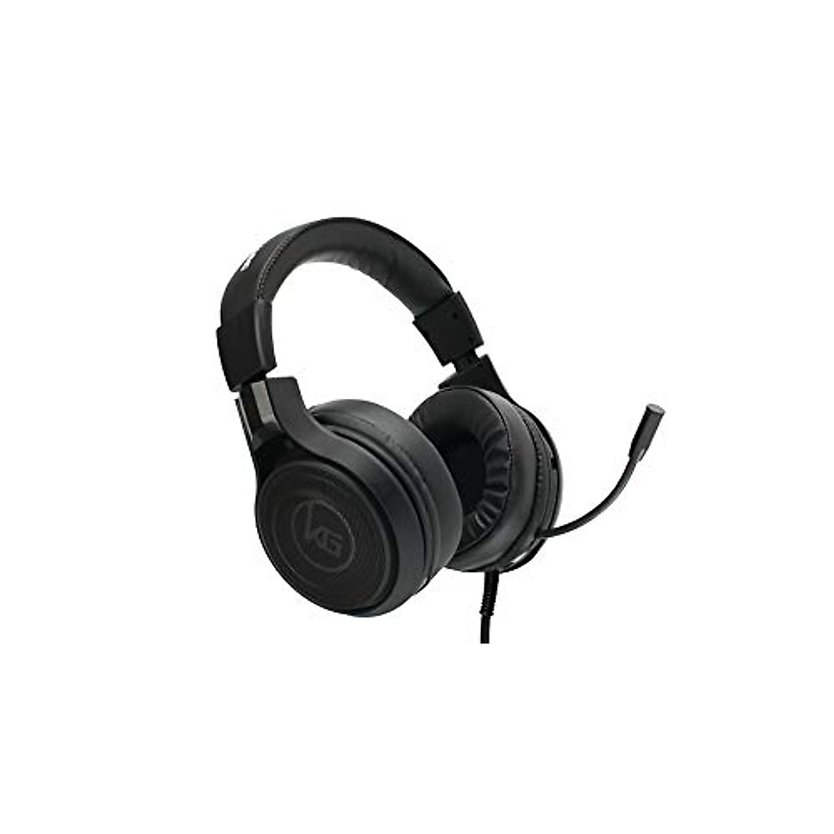 IOGEAR Kaliber NUKLEUS Gaming Headset - Xbox One S/Xbox One - PS4 - PC/Mac & Mobile Devices - 50mm Drivers - Built-in Volume Control - 3.5mm 4-Pole Stereo Plug - Includes Y Adapter for PCs - GHG601 , Black