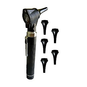 sainio Auriscope with Battery Handle Portable, Otoscope LED - White Light Pocket Scope