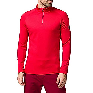 Rossignol Classique 1/2-Zip Mid-Layer Mens Red Medium