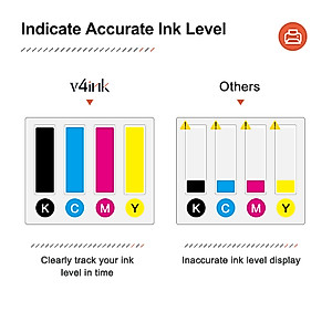 v4ink 210X W2100X Toner Cartridge (with Chip) Compatible Replacement for HP 210X 210A W2100A W2100X W2101X W2102X W2103X High Yield for Pro 4201dw 4201dn MFP 4301fdw 4301fdn 4301dw Printer Ink, 4-Pack
