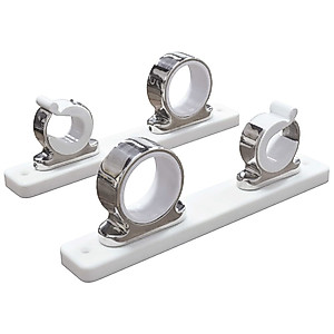 TACO Metals TACO Metals Marine Stainless Steel Packaged Delrin 2-Rod Hanger with Polyethylene Rack, 9 1/8-Inch Length - F16-2751-1