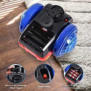 XEUOME Dancing Spider Robot Car Toys for Kids Men- 360° Spin Interactive LED Car with Lights and Music - Educational Electric Gift Toy Car Gifts for Boys Girls Toddlers 3 4 5 6 7 Years Old