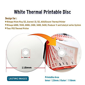 Optical Quantum 25 Pack 6X 25GB BD-R Blu-ray Blank Disc White Thermal Hub Printable
