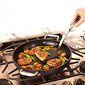 All-Clad Scratch & Heat-Resistant Nylon Tools with Stainless Steel Handles and Caddy, 5-Piece