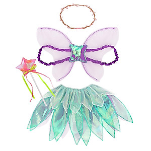 Fedio Dress up Clothes for Little Girls - Kids Dress up & Pretend Play Princess Dress up Trunk Costume for Girls 3-6 Years