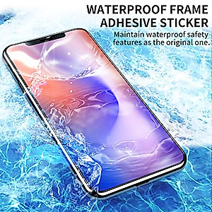 for iPhone XS Screen Replacement 5.8” With Ear Speaker and Proximity Sensor, 3D Touch LCD Display Digitizer Full Assembly with Front Earpiece Fix Tools Glass, Repair Kit for A1920, A2097, A2098, A2100