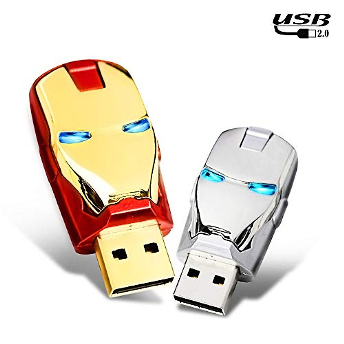USB Flash Drive Cool Pen Drive 128gb 64gb 16gb 32gb 8gb Easy Storage Memory Card (16GB, Gold)