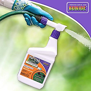 Bonide Infuse Systemic Disease Control, 32 oz Ready-to-Spray Solution for Lawn & Landscape, Fungicide for Turf & Ornamentals