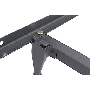 KB Designs – Heavy Duty Metal Queen Size Bed Frame with Center Support, (Glide Legs)