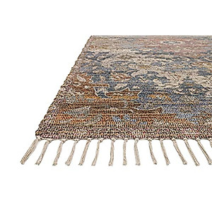 Justina Blakeney x Loloi Cornelia Collection COR-06 Denim / Multi Transitional 7'-9" x 9'-9" Area Rug