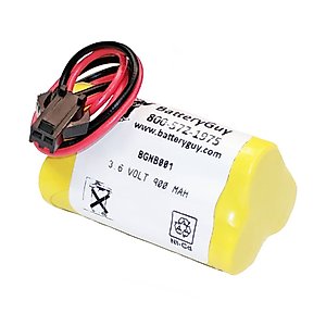 BatteryGuy ELB-B001 Emergency Light Battery - 3.6V 900mAh