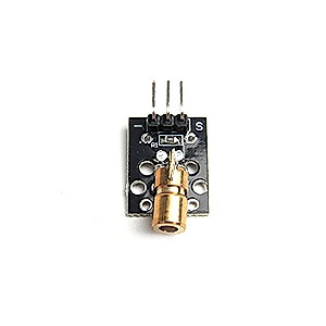 Acxico 5Pcs 5V Sensor Module Board for Arduino AVR PIC KY-008 Laser Transmitter