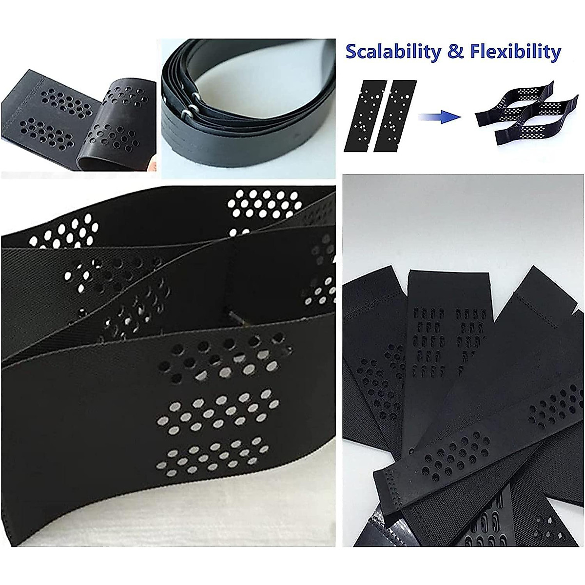 Driveway Grids Garden Shed Base Grid,Heavy Duty Gravel Stabilizer Geocell Grid for Retaining Walls Driveway Path, Muds/Erosion Control Foundation Extensible ( Color : W x L , Size : 1m x 5m (3.3X16.5f