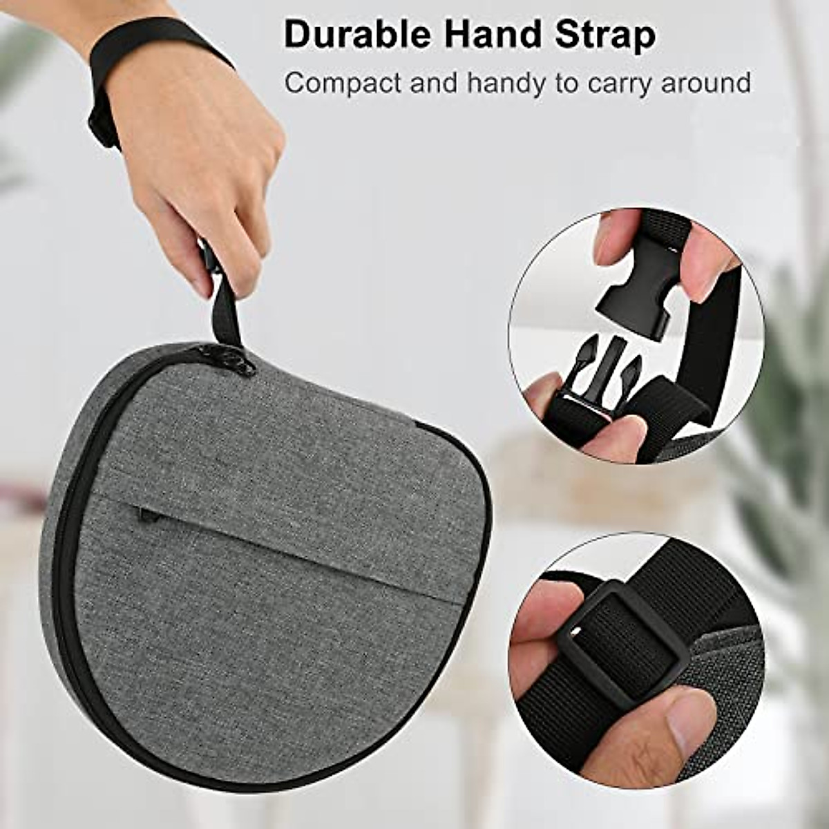 TXEsign Travel Carrying Case Headphone Bag for Apple AirPods Max Headphone, Protective Storage Bag Headphone Pouch Organizer for AirPods Max/Sony WH-1000XM5/Bose QC45/JBL Tune 510BT/Beats Solo3