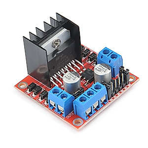 TIMESETL 5Pack L298N Motor Drive Controller Board DC Dual H-Bridge Robot Stepper Motor Control and Drives Module for Arduino Smart Car Power UNO MEGA R3 Mega2560