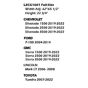 Loading Zone LZCG1601 Cargo Gate Truck Bed Divider - Full-Size