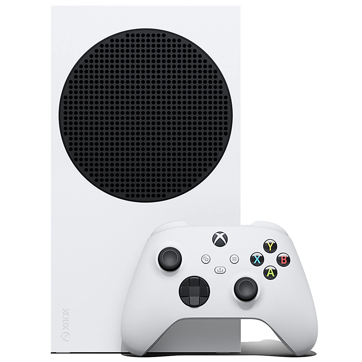 Microsoft Xbox Series S 512GB SSD All-Digital Console - Fortnite & Rocket League, Wireless Controller, 1440p Gaming Resolution, Up to 120 FPS, HDR(High Dynamic Range), AMD FreeSync, Controller Skin (Renewed)