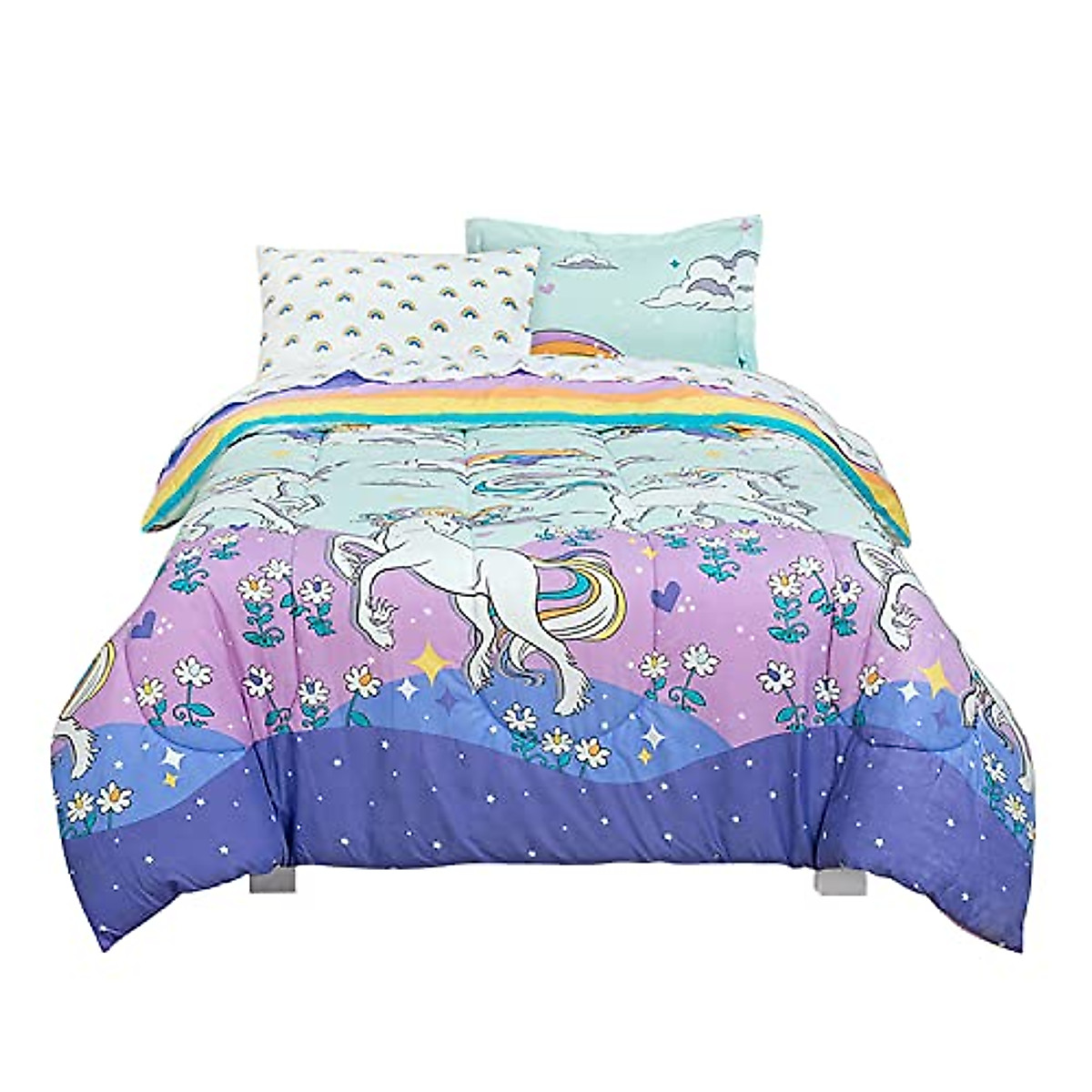 Kidz Mix Magical Unicorn Bed in a Bag, Full