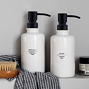 AUNRGO Black Soap Dispenser Pump Replacement - Matte 304 Stainless Steel Hand Soap and Lotion Dispenser Pumps Replacement for Regular Glass Mouth Bottles, Standard 28/400 Neck Size