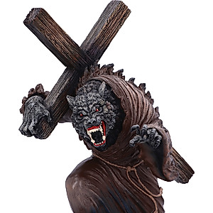 Nemesis Now Powerwolf Via Dolorosa 25cm, Brown