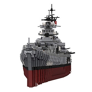 Bismarck Battleship Building Block Bricks Model MOC Toys Gift(7164 PCS)