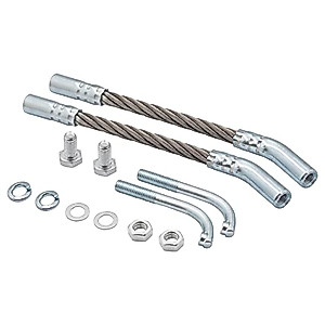 Ice Scratchers Kit Compatible with All Reverse and Non-Reverse Gear Equipped Snowmobiles,Recommend for track heights 2-1/2"