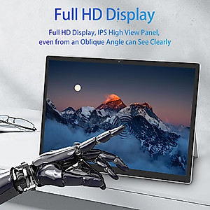 BINTEC 2-in-1 Laptop,14" IPS 2.5K(2160x1440) Touchscreen,Intel 12th Generation Alder Lake N95(up to 3.4GHz),12GB DDR5,Long Battery Life,Windows 11,Bluetooth 4.2,2.4G/5Gwifi (Silver/12G+512GB SSD)