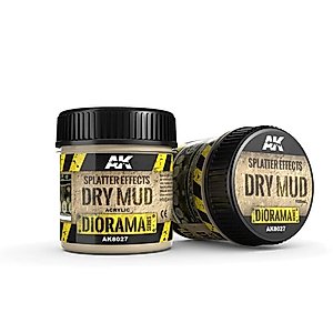 AK-Interactive Splatter Effects Dry Mud - 100ml (Acrylic)