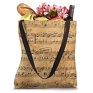 Sheet Music Pattern Musician Instructor Tote Bag