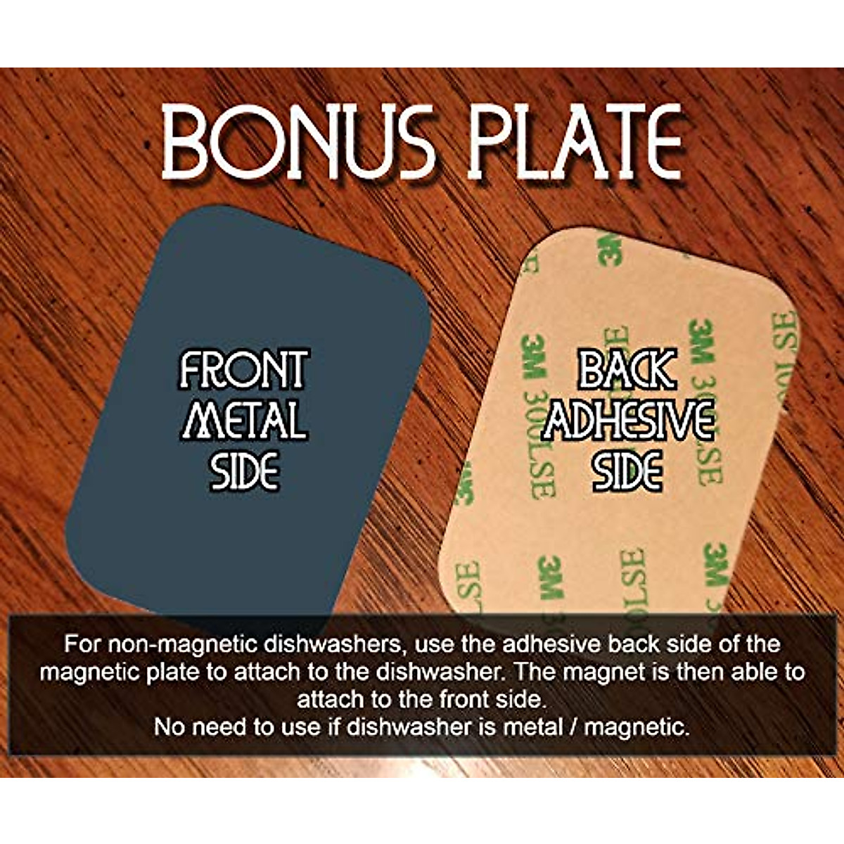 Friends Inspired Clean Dirty Reversible Double Sided Dishwasher Magnet, Strong Universal Sign Indicator with 3M Magnetic Plate, Non-scratching Magnets Tell Whether Dishes Are Clean or Dirty