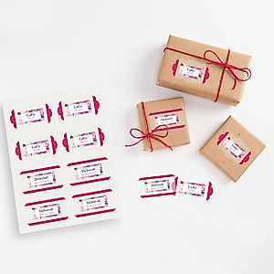 Avery Full Sheet Printable Shipping Labels, 8.5" x 11", Matte Clear, 25 Blank Mailing Labels (8665)