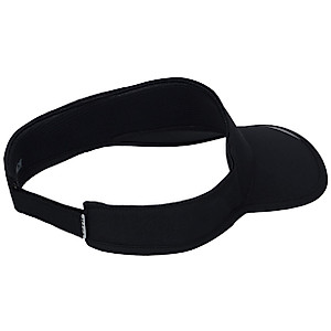 Under Armour Men's Launch Run Visor , Black (001)/Reflective , One Size Fits Most