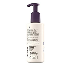 Aveeno Absolutely Ageless Nourishing Daily Facial Cleanser, Antioxidant-Rich Blackberry Extract, Non-Comedogenic Makeup-Removing Face Wash from Dermatologist-Recommended Brand, 5.2 fl. oz